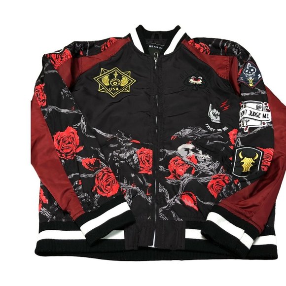 Reason | Jackets & Coats | Reason Jacket Bomber Jacket Satin ...